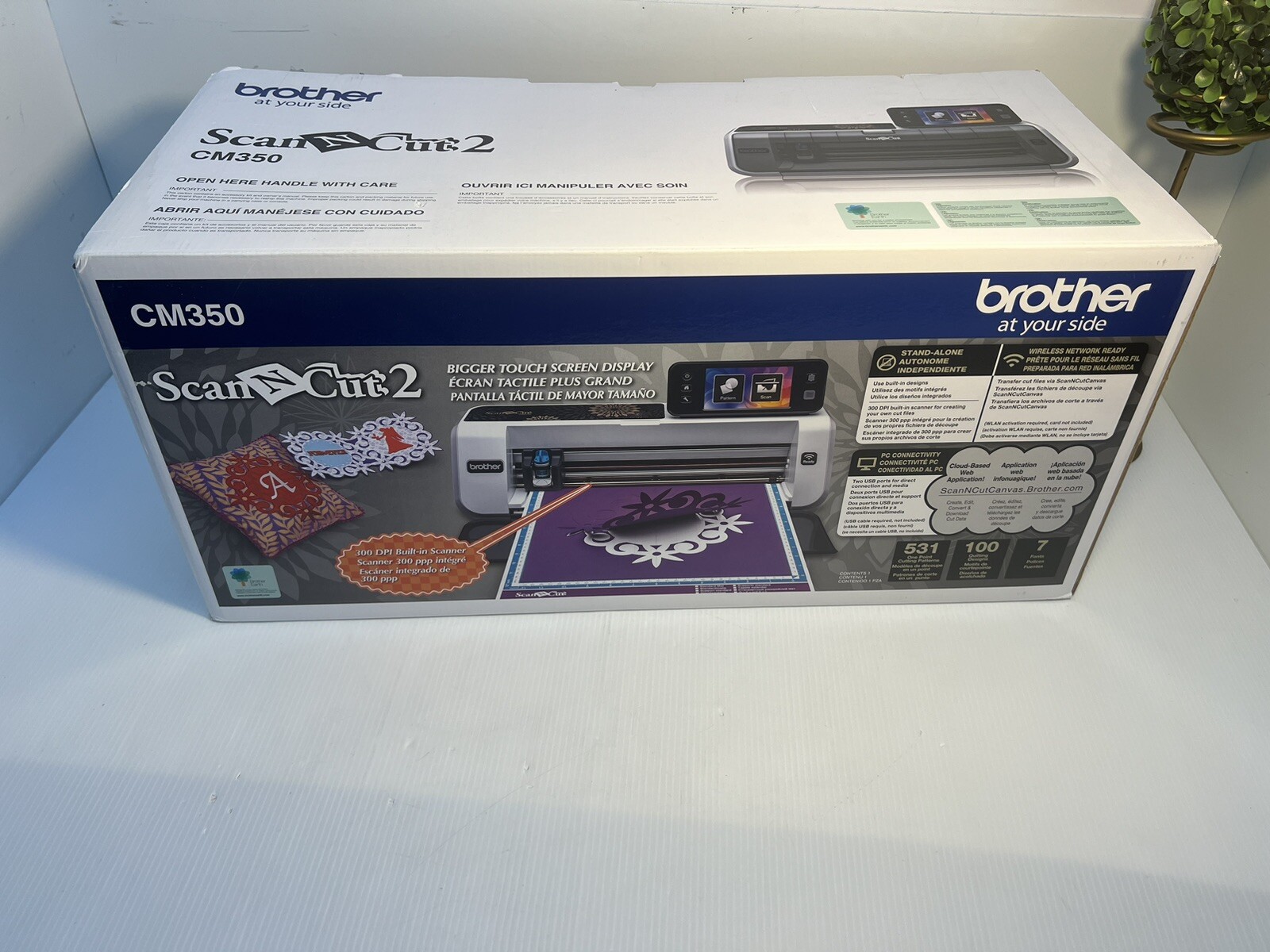 Brother CM350 ScanNCut 2 Wireless Cutting Machine with LCD Display for ...