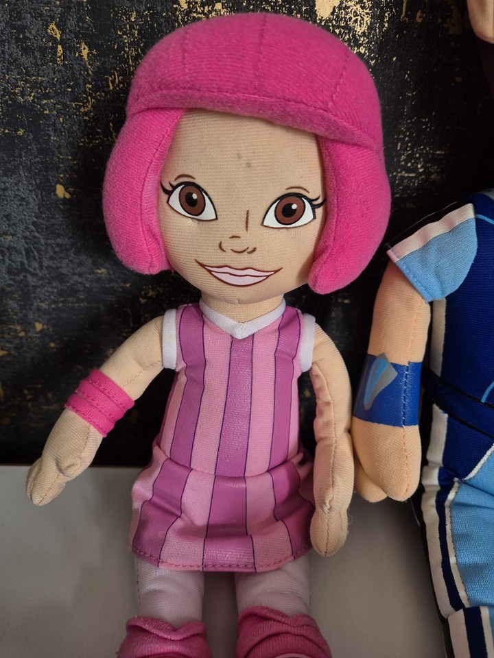 Sportacus & Stephanie Lazy Town Soft Plush Cuddly Toy Dolls cbeebies ...