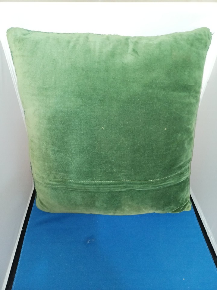 Wool Needlepoint Throw Pillow & Cover Christmas Santa Claus 15" | eBay