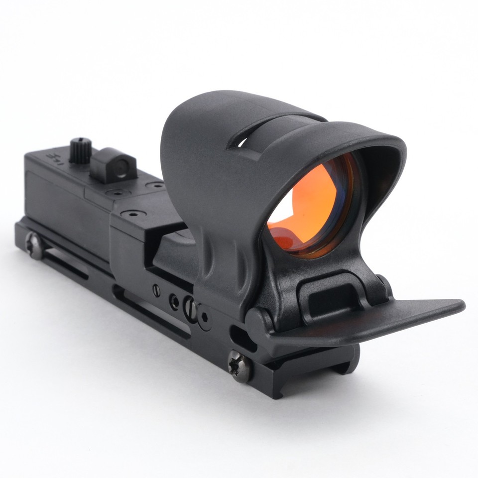 C-M Red Dot Reflex Sight Adjustable Optics Scope Railway Tactical Scope ...