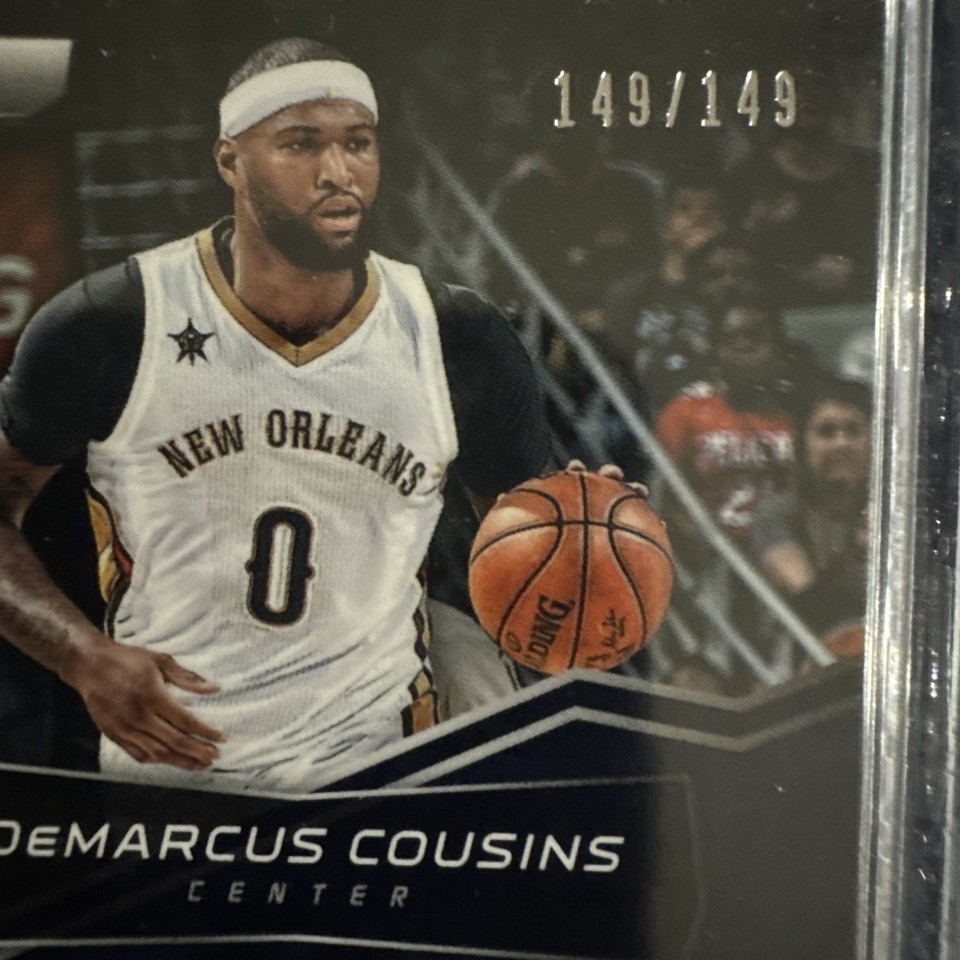 2016-17 Panini Spectra - Triple Threat Materials DeMarcus Cousins #11 / ...