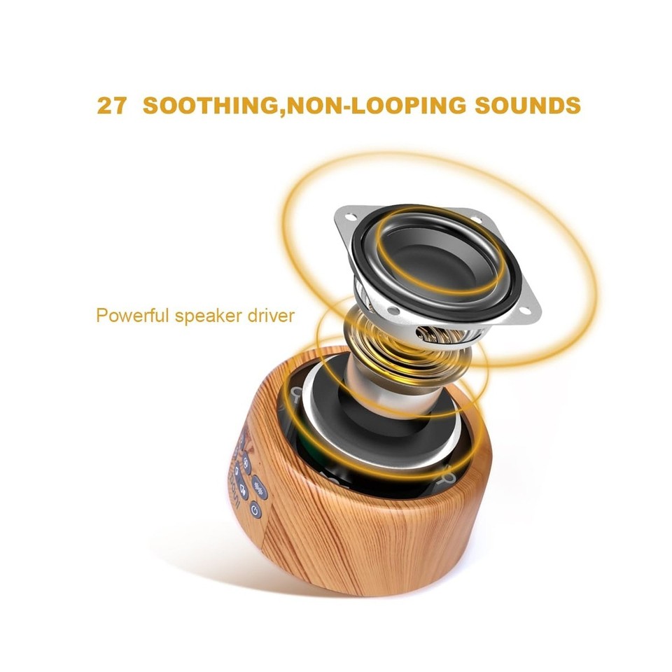 Douni Sleep Sound Machine - White Noise Machine with 27 Soothing So ...