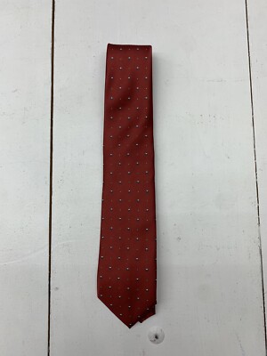 The Capital Grille Red Square Print Neck Tie | eBay