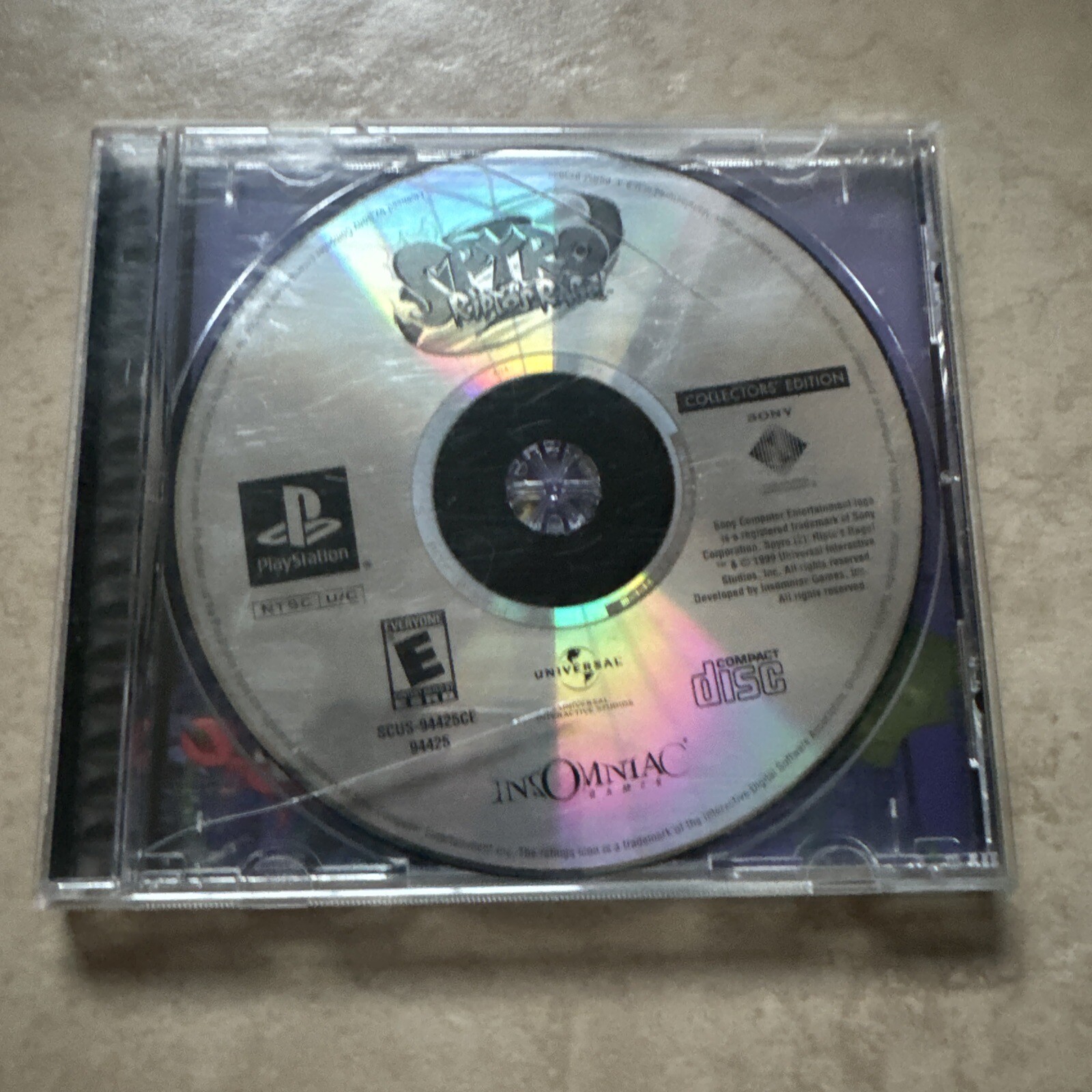 Spyro Ripto's Rage (PlayStation 1 PS1, 1999) Collector's Edition Disc ...