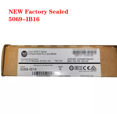 Allen Bradley 5069-IB16 NEW Factory Sealed 5069IB16/A Compact Logix ...