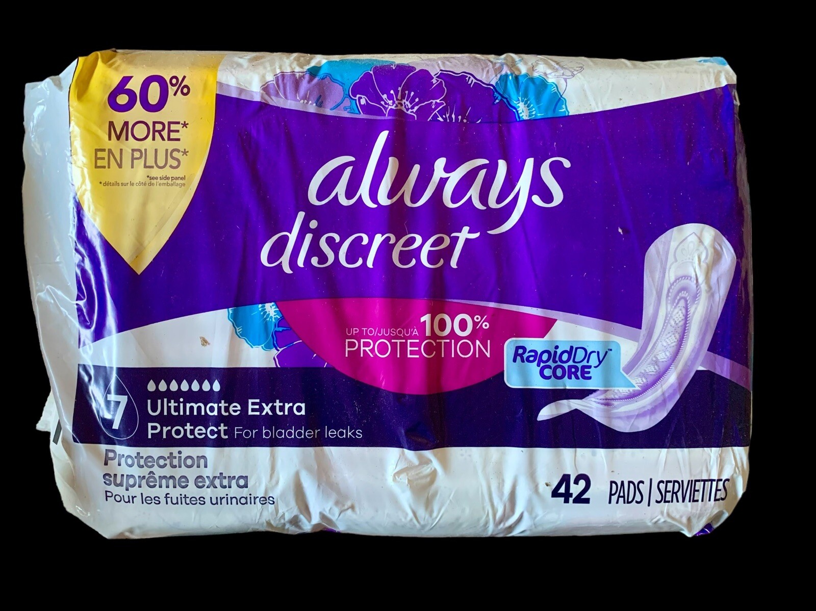 Always Discreet Ultimate Extra Protection (Size 7) 42 Count- New | eBay