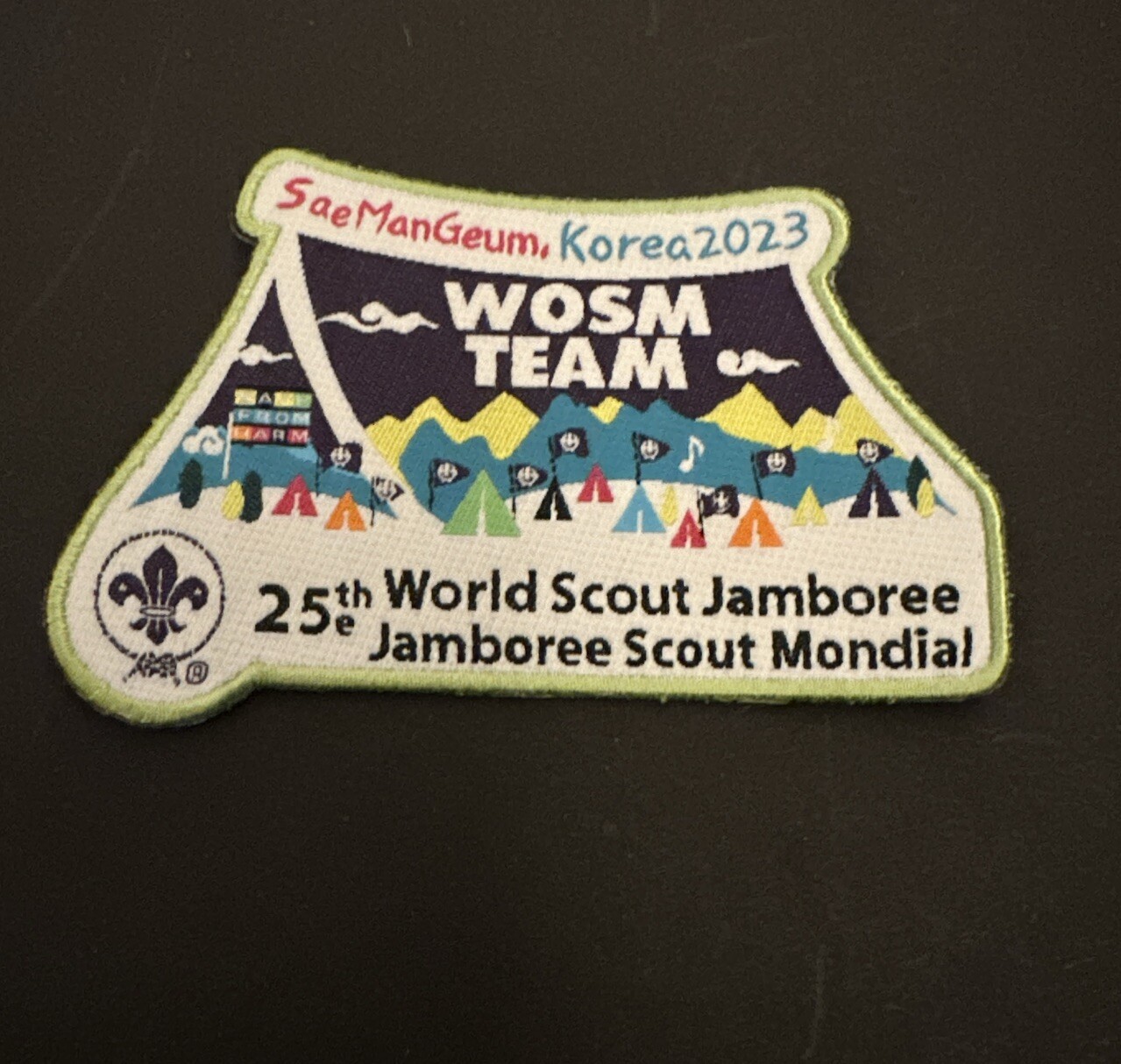 25th World Scout Jamboree WSJ Korea 2023. WOSM Tent Contingent. | eBay