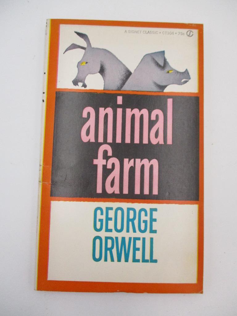 Vtg RARE Cover 1946 Signet Classic George Orwell Animal Farm 33rd ...