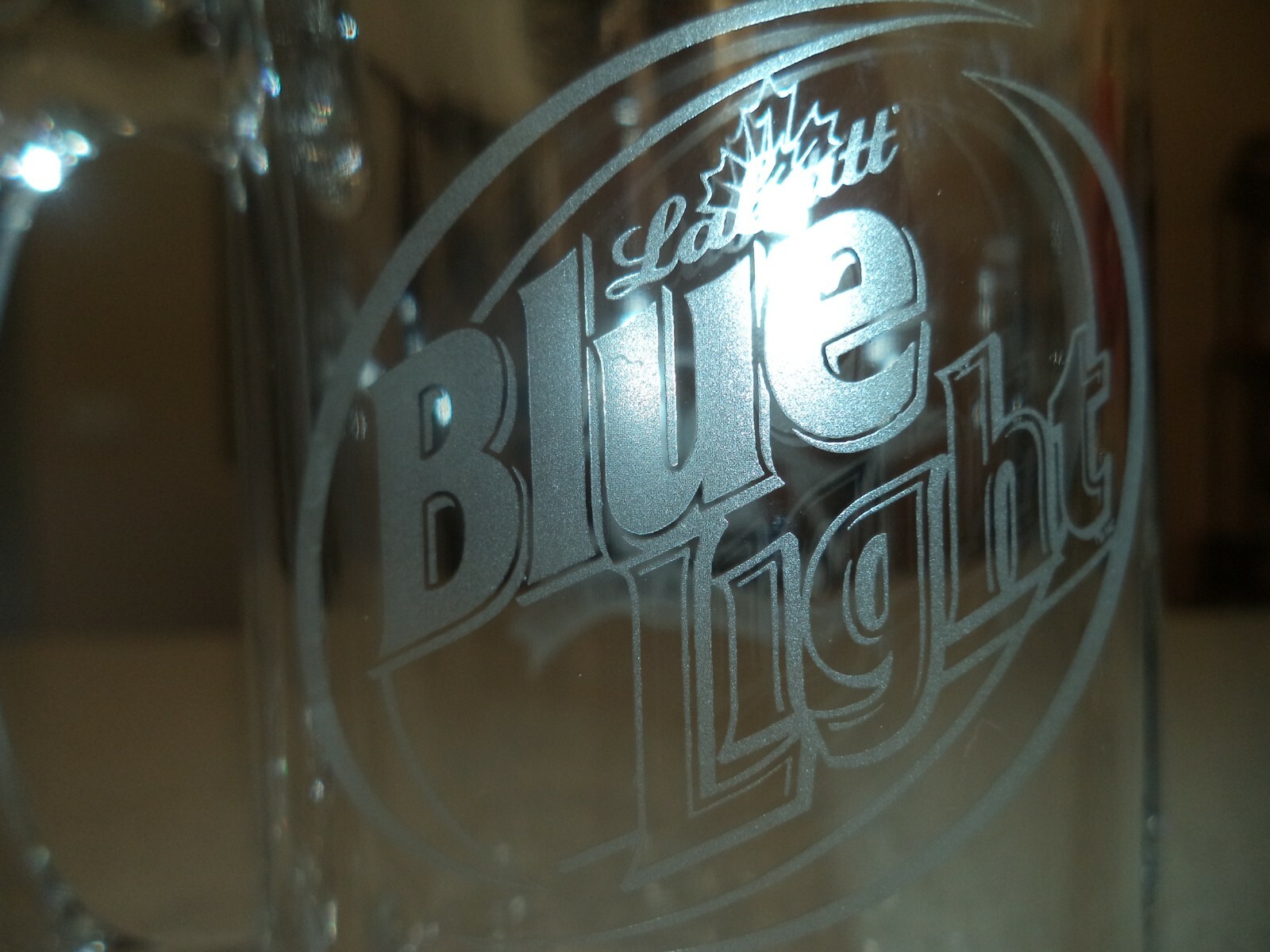 Labatt Blue Light Toronto Blue Jays 25th Anniversary 12 oz Etched Glass ...