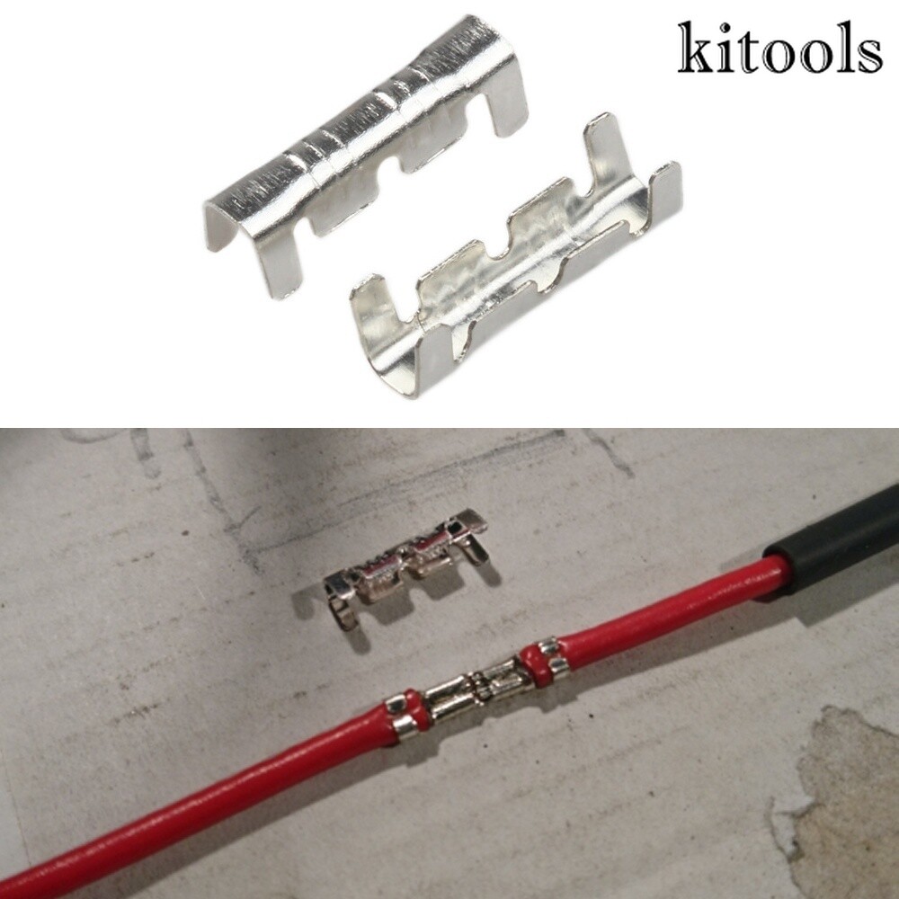 200/100 Stoßverbinder Kabelverbinder Crimpverbinder 0,5–1,5mm² Quetsch ...