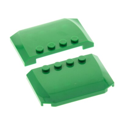 2x Lego Engine Bonnet 4x6 Green Car Roof 76013 60059 4503291 52031 | eBay