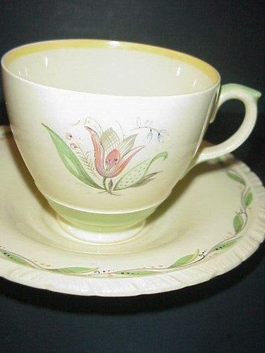 New Hall Romney Cup & Saucer Hanley England | eBay