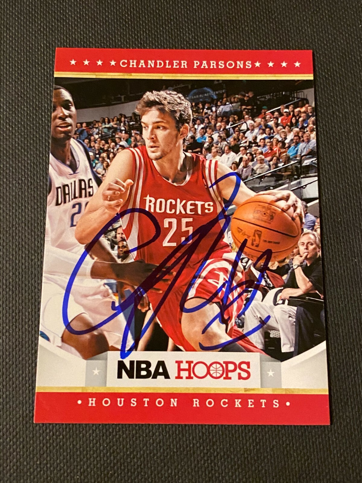 Chandler Parsons Signed 2012-13 Panini Hoops Card Auto Rockets NBA ...