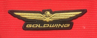 Honda Goldwing logo touring bike motorcycle Gold Wing sew iron on patch ...