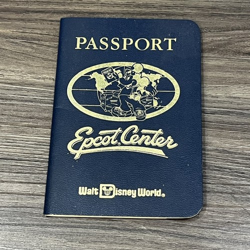 Vintage 1993 Disney World Epcot Center Passport Stamps And Autographs ...