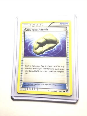 CLAW FOSSIL ANORITH - 100/114 - XY Steam Siege - Uncommon - Pokemon ...