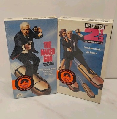 NEW! VHS LOT The Naked Gun From the Files of Police Squad 2.5 The Smell ...