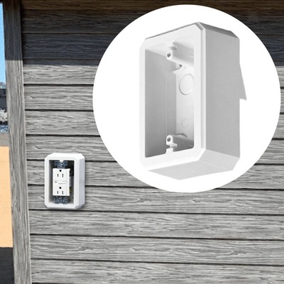 Electrical Outlet Box, Outlet Switch Box Receptacle Cover | eBay