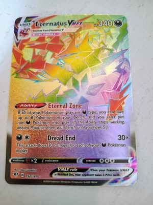 Eternatus VMAX (Secret) 192/189 Swsh03: Darkness Ablaze Holo | eBay
