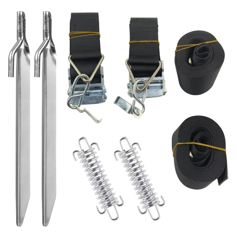 For Thule Side Hold Down Kit Tie Down Straps Awning Caravan Motorhome ...