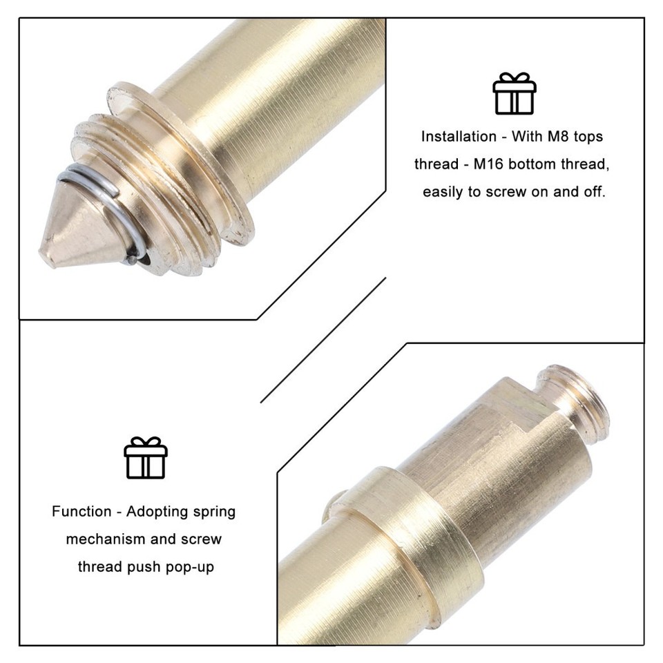 3Pcs Brass Basin Bolt Clicker Push Plug Spring Mechanism | eBay Australia