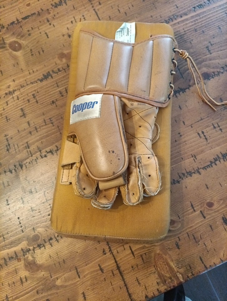 Vintage Cooper GM 6 Goalie Blocker Right Hand | eBay