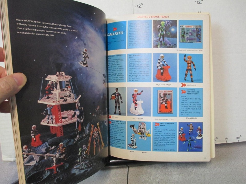 MATTEL 1969 TOYS doll catalog Hot Wheels Matt Mason Thingmaker Barbie ...