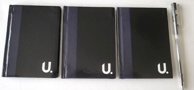 3 x A7 Notebook Book 60 Sheet Lined Hard Cover with or without ...