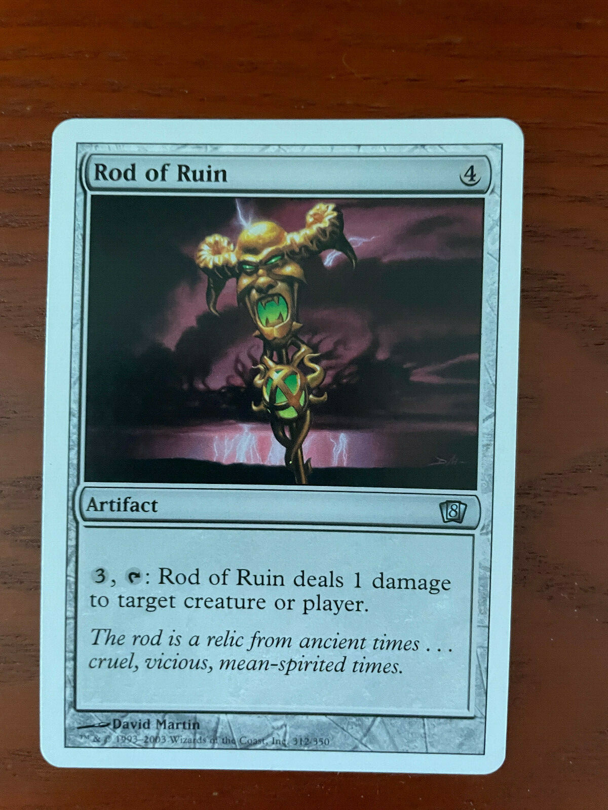 MTG Rod of Ruin SINGLE USED EXCELLENT CONDITION SEE PHOTOS | eBay