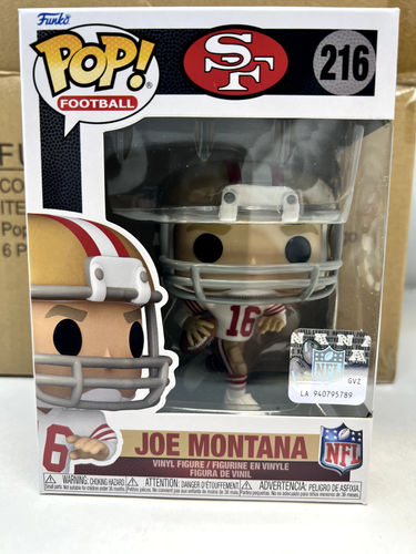 Joe Montana San Francisco 49ers (White Jersey) NFL Funko Pop! #216 | eBay