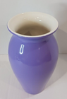 Teleflora 8" Purple Vase w/Glazed White Inside | eBay