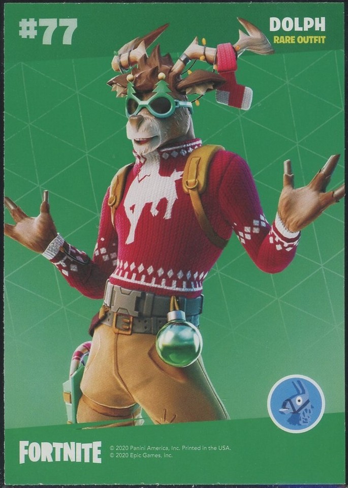 2020 Panini Fortnite Series 2 Dolph Rare Outfit #77 | eBay