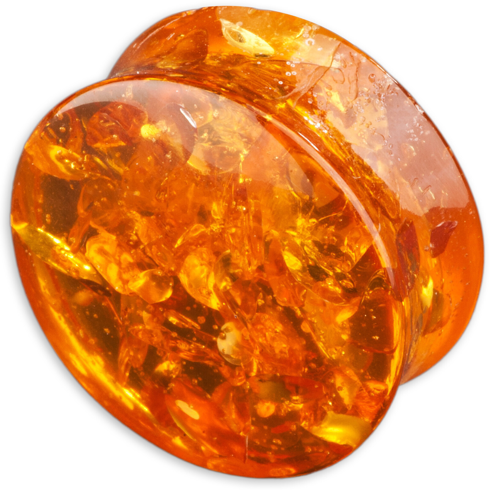 Plug Flesh Tunnel Amber Look Acrylic Ear Piercing 4mm-26mm Z41 | eBay