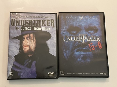 WWE: Undertaker DVD Lot Includes He Buries Them Alive & 15-0 Nice Discs ...