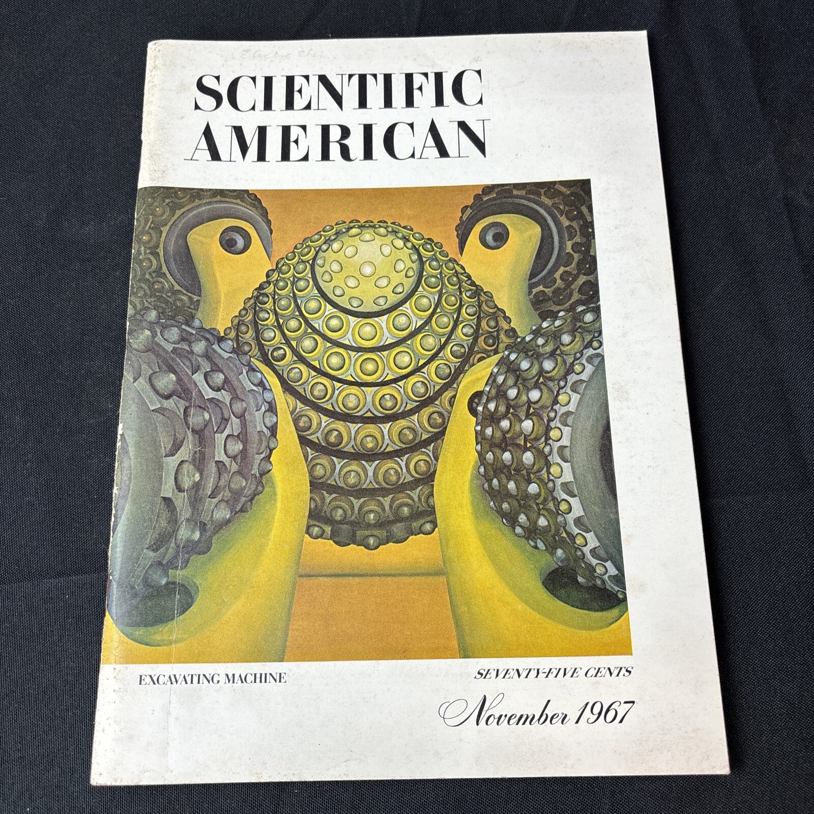 Vintage Scientific American Magazine November 1967 Excavating Machine ...