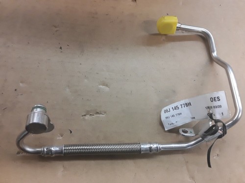 NEW!! GENUINE VOLKSWAGEN AUDI TURBO OIL FEED INLET LINE OEM 06J 145 ...