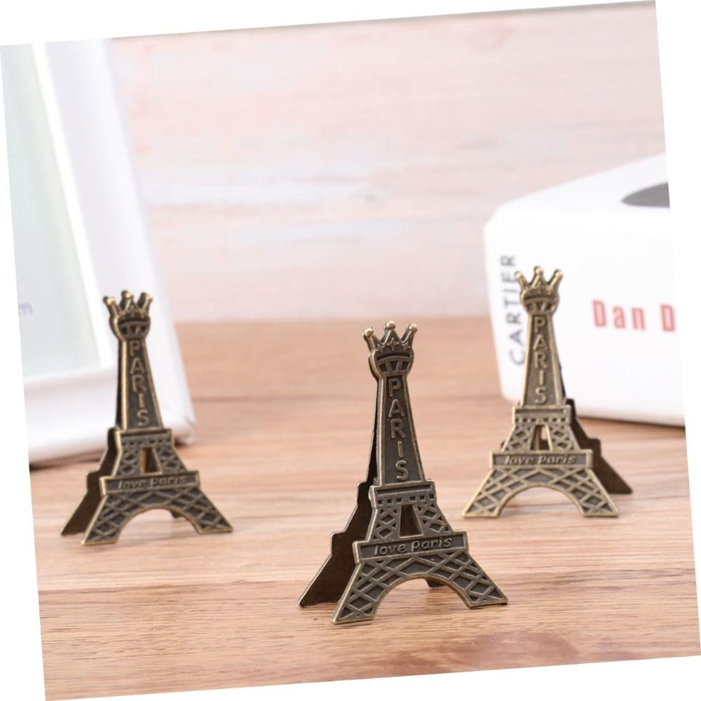 Eiffel Tower Desk Memo Holder Stand Metal Table Card Holder Wedding | eBay
