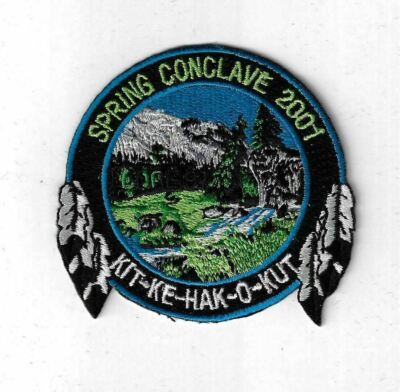OA 97 Kit-Ke-Hak-O-Kut 2001 Spring Conclave Flap BLU Bdr. Mid-America ...