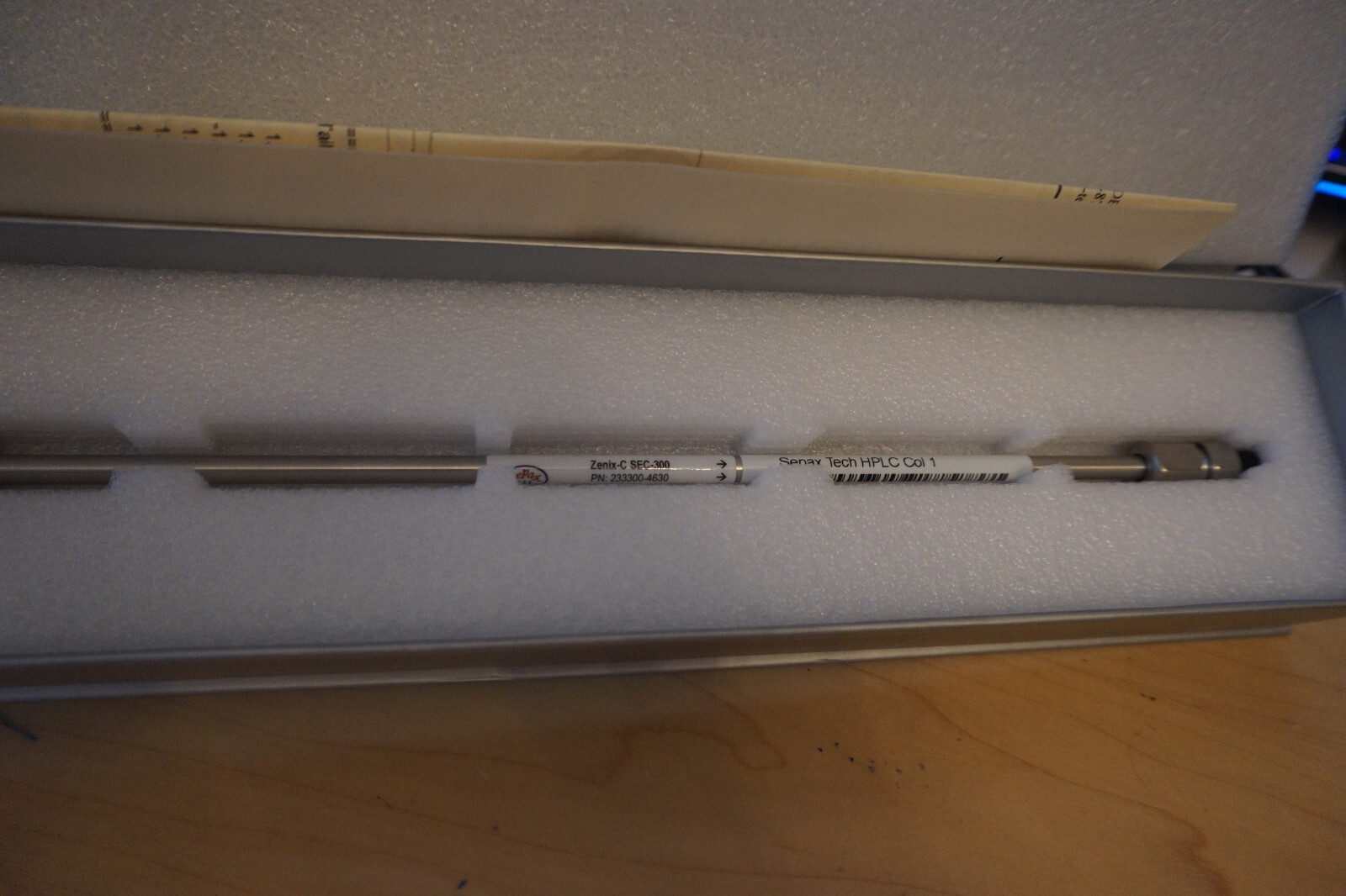 HPLC column Sepax Zenix-C SEC-300 Gel Filtration 300x4.6 mm new 233300 ...