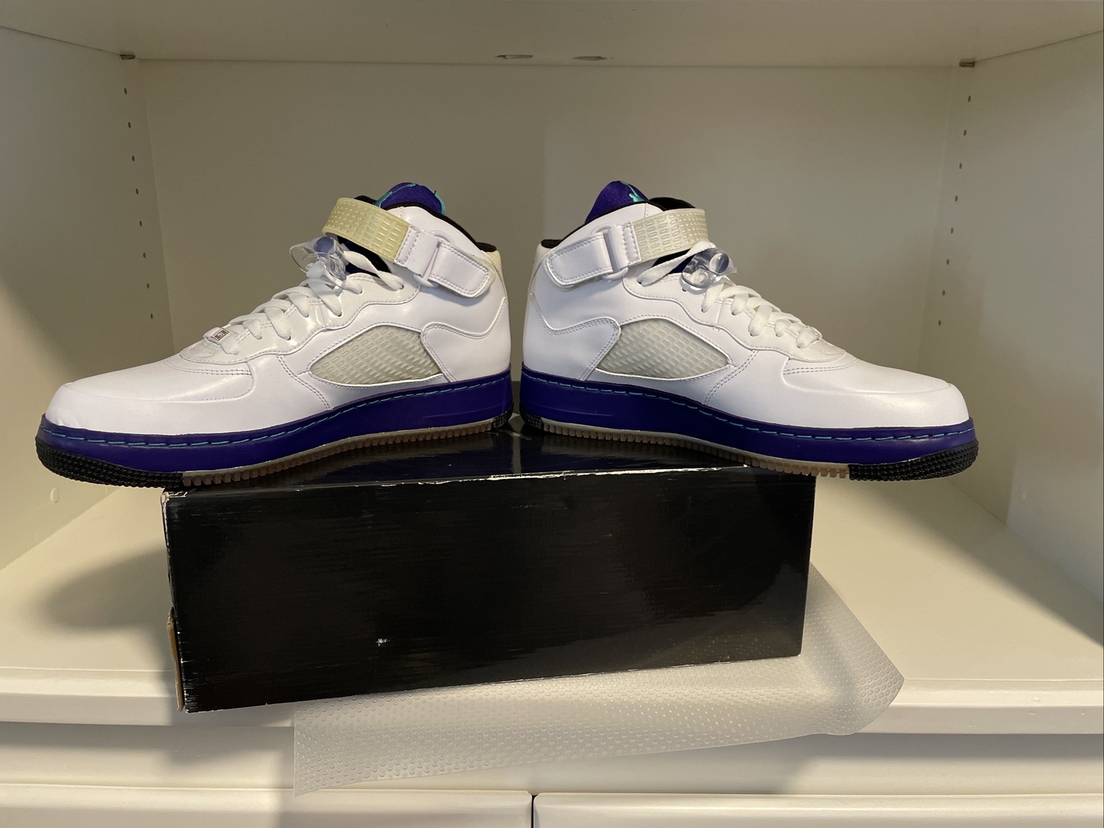 🔥RARE🔥 Nike Air Jordan Fusion AJF Grape 407334-102 Retro AF1 Size 10.5 ...
