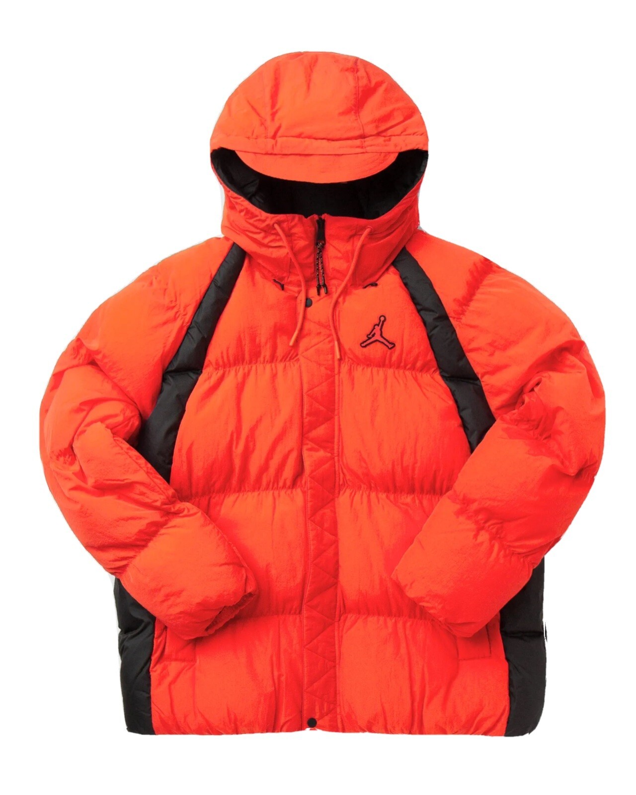 Nike Air Jordan Essentials Puffer Jacket Infra Red 23 Hooded Insulated ...