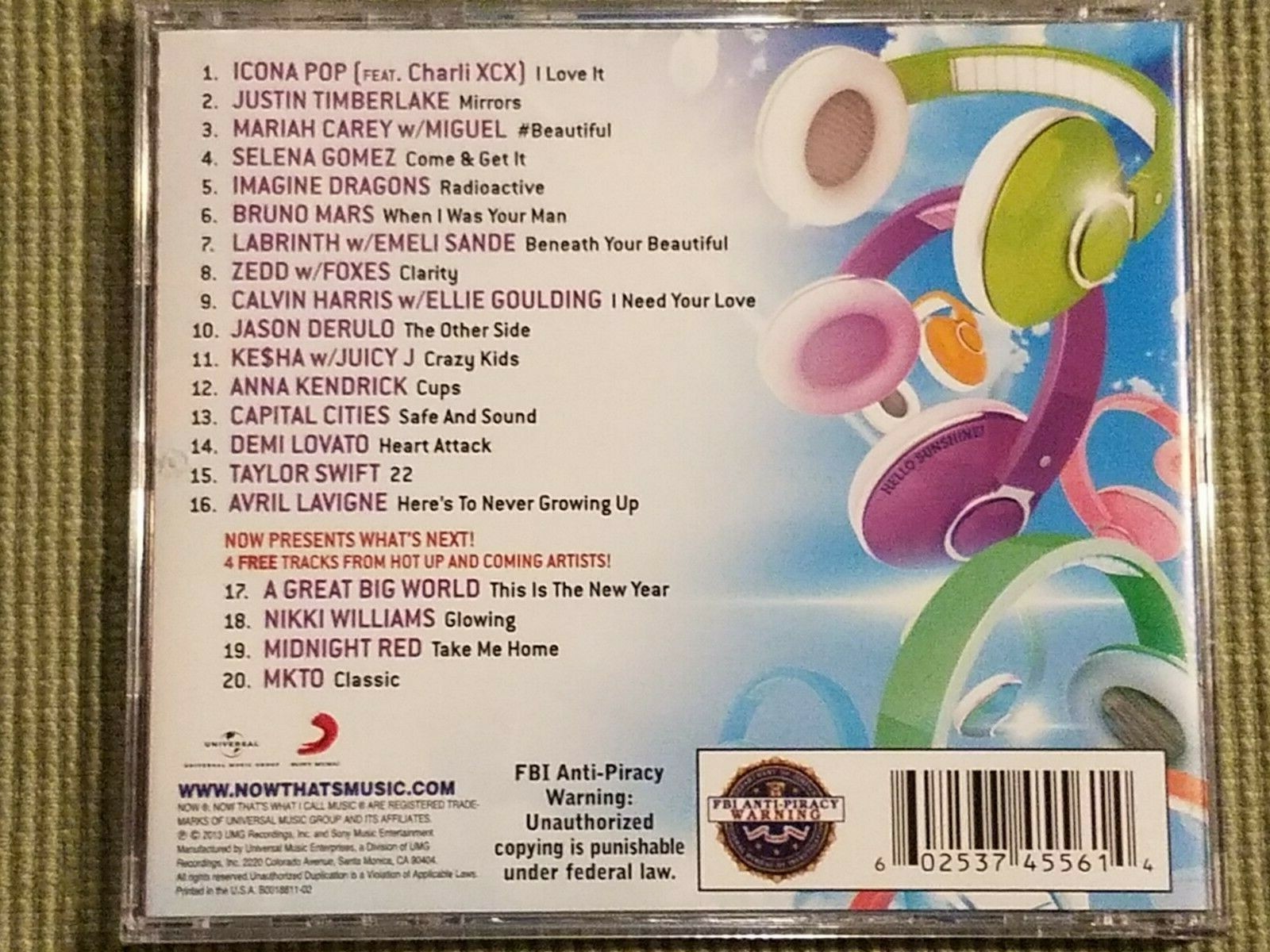 NOW THAT'S WHAT I CALL MUSIC #47 CD U.S. SERIES FREE SHIPPING | eBay