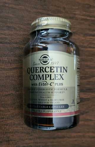 2 Pack Solgar Quercetin Complex with Ester-C Plus 50 Vegetable Caps ...