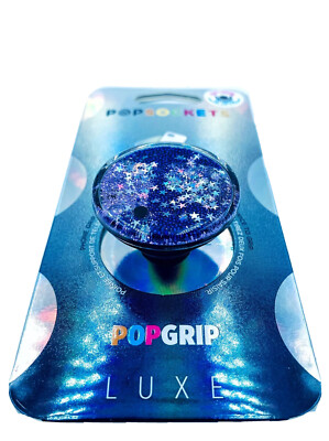 Authentic Popsockets Luxe Tidepool Galaxy Purple Swappable Phone Grip ...