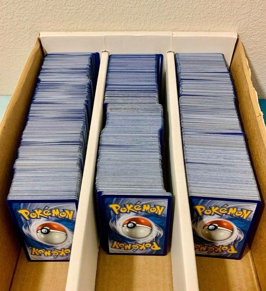 1000 CARD Pokemon Bulk Common And Holo!! GUARANTEED 25+ Vmax/Ex/Promo ...