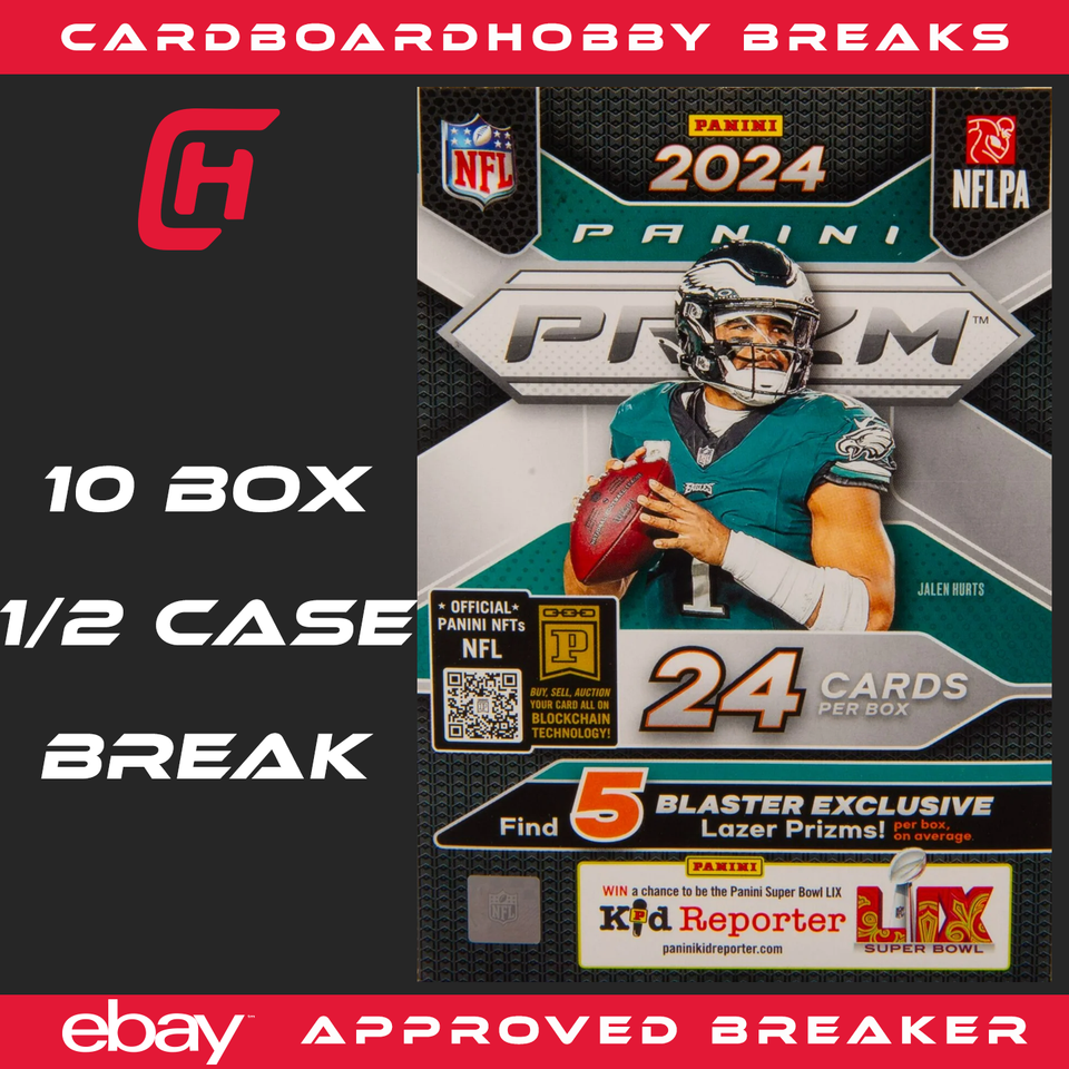 2024 Panini Prizm Football Value OTHER/NIL/POINTS 10 Box 1/2 CASE BREAK | eBay