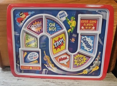 Kids Divided Plate. Super Hero, Autism, Picky Eater Fred& Friends ...