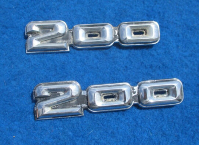 1972 1976 Dodge 200 Pickup Script Nameplate Ornament Original MOPAR ...