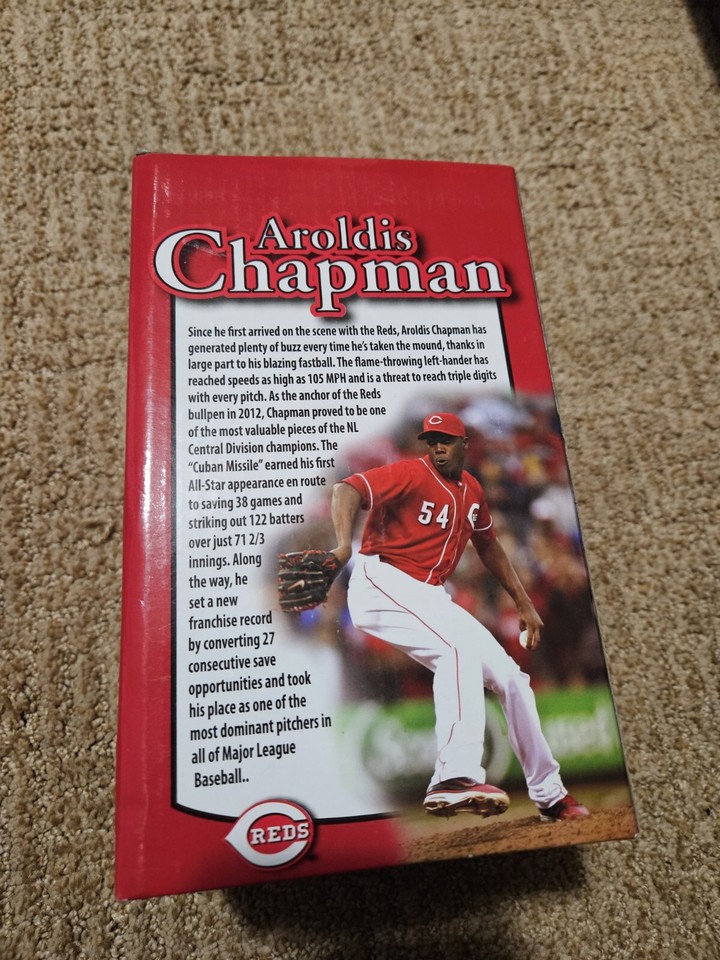 Aroldis Chapman Bobblehead 2013 Cincinnati Reds | eBay
