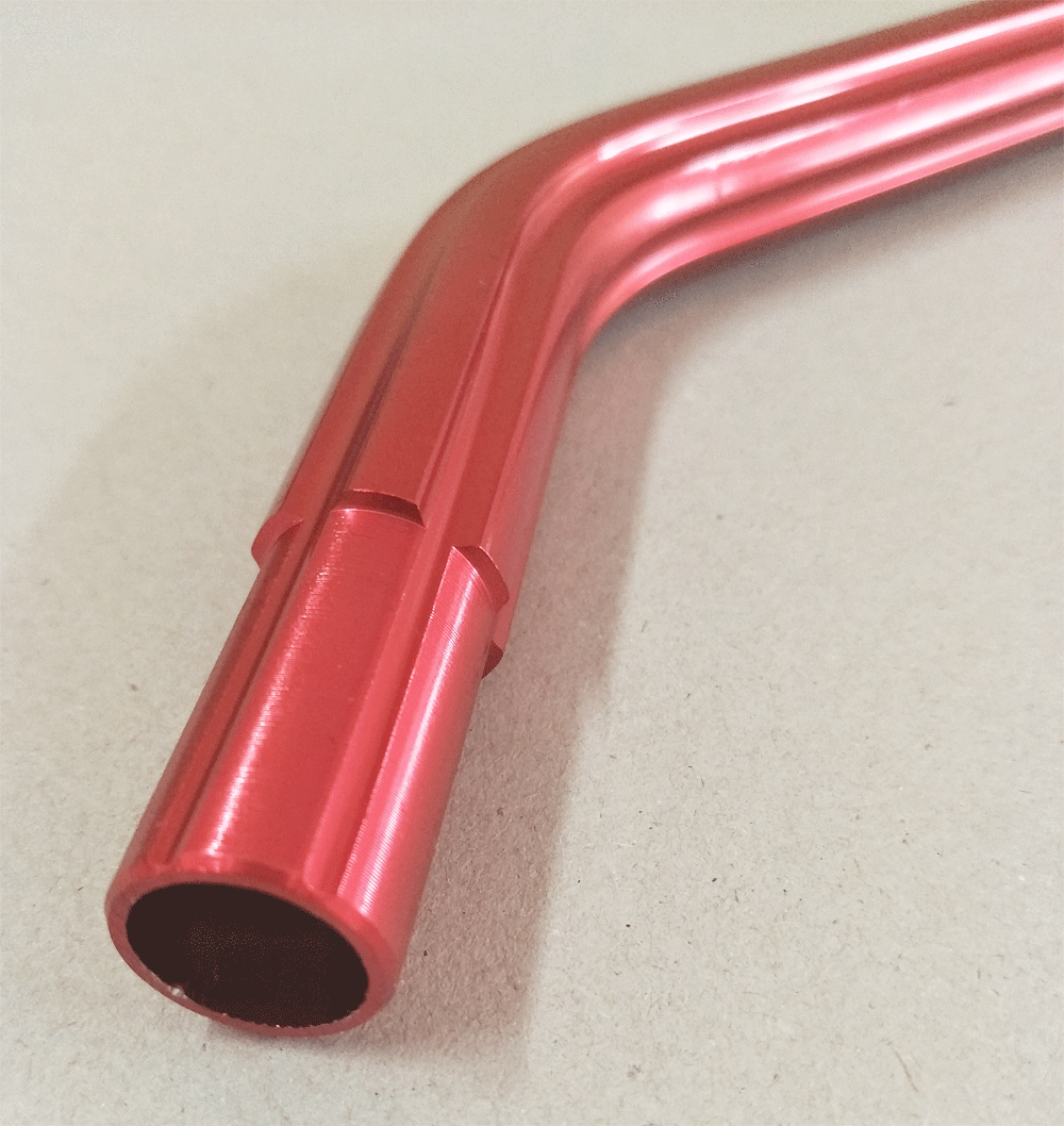 BMX HARO 25.4mm Bicycle SEAT POST Layback Alloy Old School Skyway RED ...